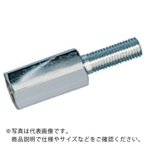 用途：スライドハンマプラー用。仕様：ねじサイズプラー側(メス側)：W9/16-12ねじサイズ作業側(オス側)：M18×2.0外部六角二面サイズ(mm)：27スライドハンマプラー用　●代表画像について 商品によっては、代表画像を使用している場...