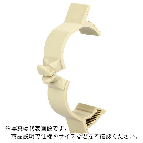 特長：取り付けは、工具不要でワンタッチです。一体型のため、運搬、管理が便利です。クリップ中央のビードがPF管の波間に入り込むため、PF管が滑りません。用途：PF管支持クリップ仕様：色：アイボリー適合穴径：14Φ適合PF管呼び16mm適合PF...
