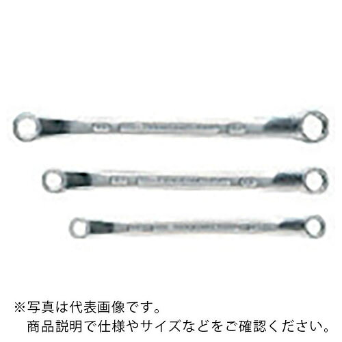 特長：45°ロングめがねレンチのセットです。用途：汎用工具仕様：セット内容：M25-10×12・12×14・14×17セット入数(丁)：3　●代表画像について 商品によっては、代表画像を使用している場合がございます。 商品のカラー、サイズな...