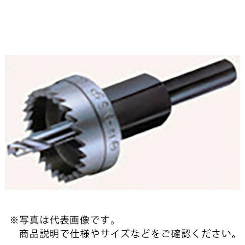 特長：ひっかかりのない安全設計で鉄板の穴明けに最適。電気ドリル専用。鉄用ホールカッターの代表作。有効切削能力 1.6mm。規格サイズはφ100まで1mmとび、φ150までの5mmとびで有ります。用途：鉄板、亜鉛鉄板、ブリキ等の穴あけに最適。...