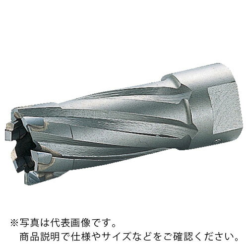 特長：日立工機磁器ボール盤用当社独自開発の特殊分割刃形状で、厚さ50mmの鋼板に穴径最大80mmまでの加工ができます。センターピン方式を採用していますので、位置決めが容易で、穿孔が終わると、自動的にコアは排出されます。四条ねじタイプです。用...