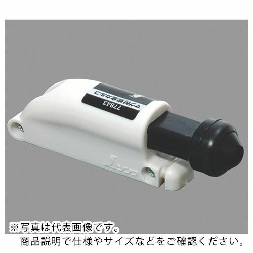 特長：針が収納できるので安全です。据付穴で針にかけられます。仕様：品名：全然カルコ色：白1個入り墨つぼやチョークライン用のカルコ材質／仕上：カルコ：ABS樹脂・ゴム針：バネ鋼注意：カルコの針は鋭利で危険です。自動巻取り時はカルコの針に十分注...