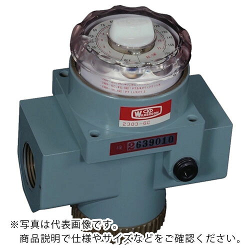 特長：減圧弁です。圧力設定用パイロットポート付リリーフ機構を内蔵し、正確かつ安定した設定圧力を供給。用途：遠隔操作での一般工場エア安定供給のための減圧に仕様：設定圧力(MPa)：0.05〜1.08接続口径：Rc1 1/4全長(mm)：111...