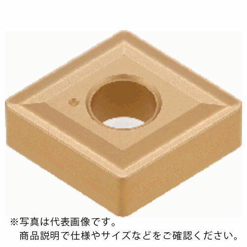 特長：耐摩耗性に優れた材種です。高速切削において、優れた性能を発揮します。用途：旋削加工用。仕様：厚さ(mm)：4.76切れ刃長さ(mm)：12.9内接円(mm)：12.7コーナR(mm)：0.8穴径(mm)：5.16厚さ(mm)：4.76...