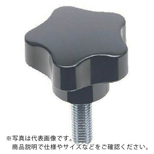 特長：汚れの目詰まりがないフラット形状です。仕様：外径(mm)：60ノブ高さ(mm)：37ねじ寸法：M10×1.5ねじ長さ(mm)：20耐熱温度(℃)：110℃おねじタイプ材質／仕上：ノブ：フェノール樹脂 ブラックオネジ：SUM22L 亜鉛...