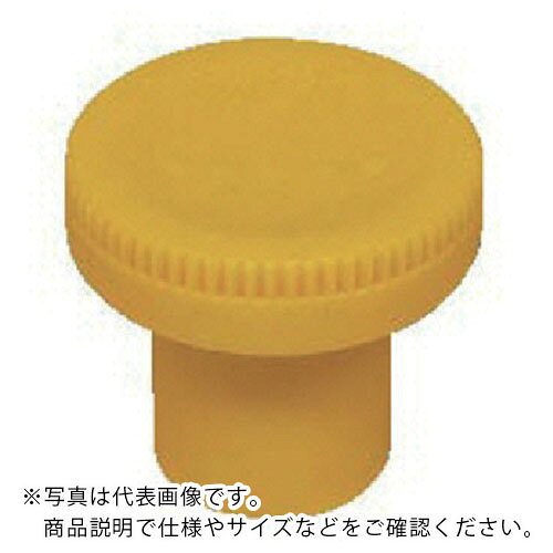 仕様：ねじ深さ(mm)：15外径(mm)：31ねじ径：M8×1.25ノブ高さ(mm)：27材質／仕上：ノブ：ポリアミド イエローメネジ：黄銅(C3604B)注意：高温または多湿の条件下でご使用の場合は、樹脂の材料特性を劣化させる恐れがありま...