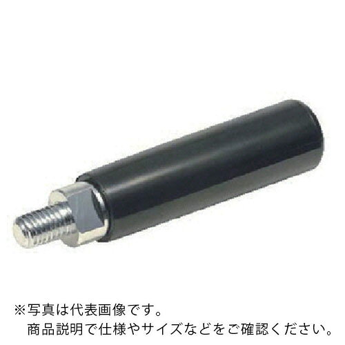 特長：握り部が樹脂製の回転グリップです。仕様：外径(mm)：22グリップ長さ(mm)：85ねじ寸法：M10×1.5ねじ長さ(mm)：14グリップ径(mm)：22エンプラ回転握り材質／仕上：ねじ：ステンレス（SUS303）グリップ：ポリアミド...