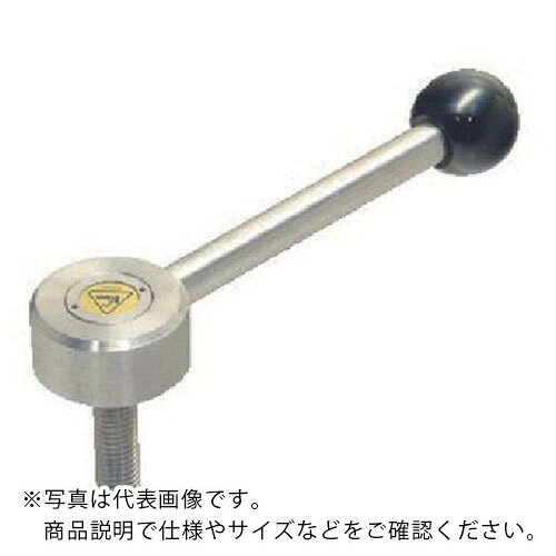 特長：本体の高さが低い上、レバーも角度0゜でフラットですから、上下にスペースのない場所に最適です。仕様：フラットテンションレバー材質／仕上：本体：SUS303グリップ：フェノール樹脂 ブラック注意：北海道・沖縄運賃1500円　●代表画像につ...