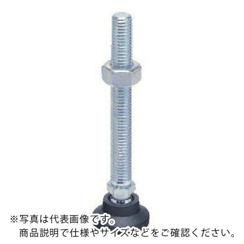 特長：スイベル構造で傾斜した状態でも7000Nの荷重に耐えられます。パッドは耐水・耐食性に優れたエンプラ製です。コンパクトな設備に最適です。ラバー付きです。硫黄物の含有量が少ない為、医療機器、食品関係の装置等の衛生面や腐食の心配される場所に...
