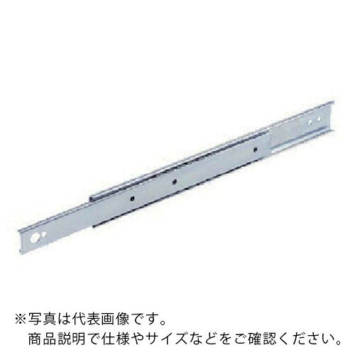 特長：インナメンバーが引き抜けないタイプです。(フルトラベル時のロック機構はありません。)トラベル長さがスライド長さの約70%に設計された基本ユニットタイプです。仕様：スライドレール材質／仕上：インナ・アウタメンバー：SPCC 電気亜鉛メッ...