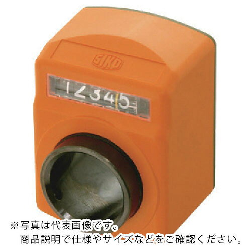 特長：シャフト穴径φ30mm(シャフトスリーブ使用でφ18、20、22、25が可能)ポリアミド製で軽量文字高さ6mm仕様：デジタルポジションインジケーター材質／仕上：ポリアミド(6ナイロン) オレンジ注意：起動時は許容転回数の1/3以下にし...