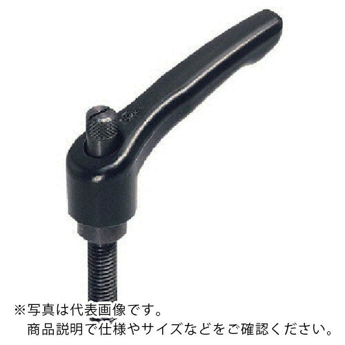 特長：ボス上部が突出しており、容易にレバーの引き上げ操作を行うことができます。仕様：クランプレバー材質／仕上：レバー：亜鉛ダイキャスト(ZDC1) 塗装 ブラックネジ部：SUM22L 黒染め注意：北海道・沖縄運賃1500円　●代表画像につい...