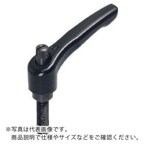特長：ボス上部が突出しており、容易にレバーの引き上げ操作を行うことができます。仕様：クランプレバー材質／仕上：レバー：亜鉛ダイキャスト(ZDC1) 塗装 ブラックネジ部：SUM22L 黒染め注意：北海道・沖縄運賃1500円　●代表画像につい...