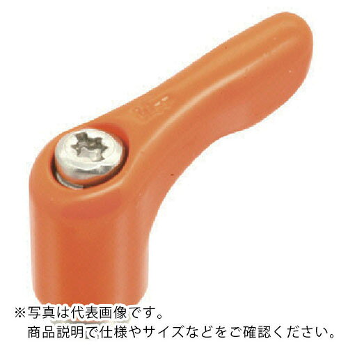 特長：半径(30mm)の回転でクランプできます。仕様：ミニクランプレバー(SUS製)材質／仕上：レバー：亜鉛ダイキャスト(ZDC1) 塗装 オレンジネジ部：SUS303注意：北海道・沖縄運賃1500円　●代表画像について 商品によっては、代...
