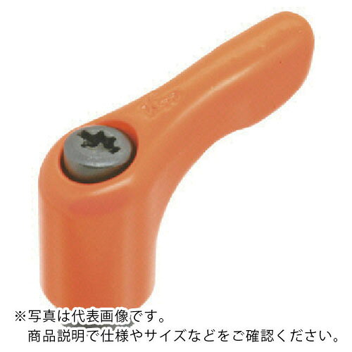 特長：半径(30mm)の回転でクランプできます。仕様：ミニクランプレバー材質／仕上：レバー：亜鉛ダイキャスト(ZDC1) 塗装 オレンジネジ部：SUM22L 黒染め注意：北海道・沖縄運賃1500円　●代表画像について 商品によっては、代表画...