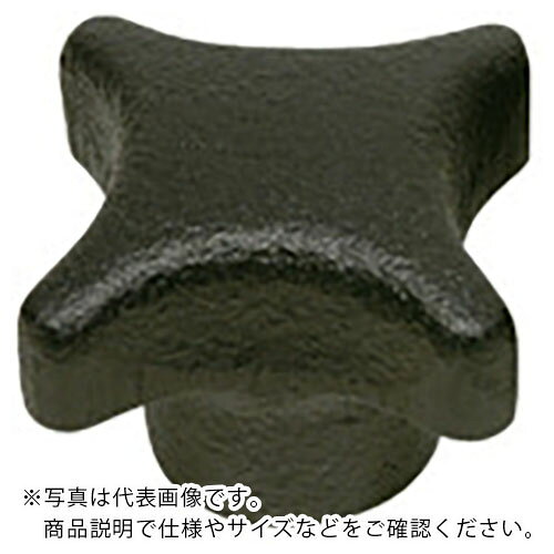 特長：ボス部がセンター穴、リーマ穴、タップ穴とありますので用途に応じて選択できます。仕様：外径(mm)：100ノブ高さ(mm)：63ねじ径：M20×2.5ねじ深さ(mm)：38材質／仕上：FC200 粉体焼付塗装 ブラック注意：北海道・沖縄...