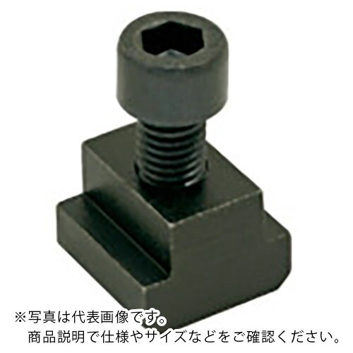 特長：カムブロック、フィックスドブロック(Sタイプ)の取付けボルトです。T溝仕様に合わせご使用ください。仕様：Tナットセット(Sタイプ)材質／仕上：本体：S45C 黒染めボルト：SCM435 黒染め注意：北海道・沖縄運賃1500円　●代表画...