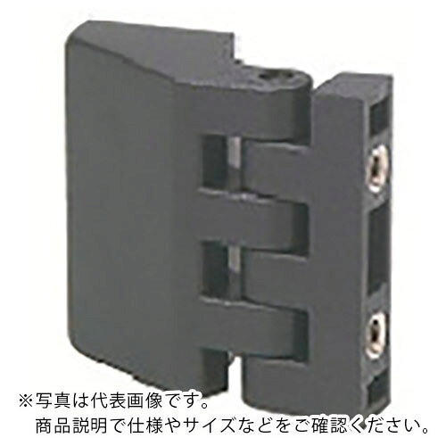 特長：本体の幅が大小異なったヒンジです。ドア厚仕様が薄い場合のヒンジとしてご利用できます。仕様：エンプラマシナリーヒンジ材質／仕上：本体：ポリアミド つや消しブラックピン：SUS303オネジ 幅広い側：黄銅(C3604B) ニッケルメッキオ...