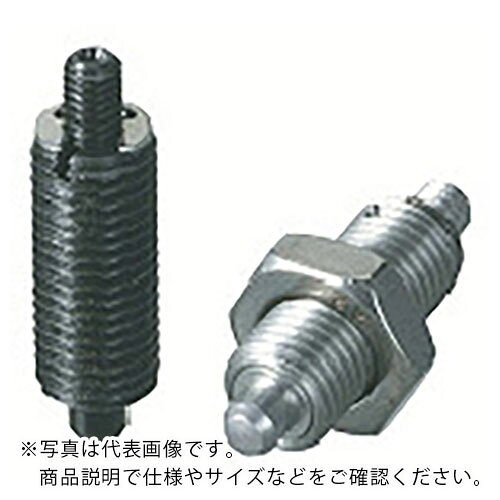 特長：操作ネジ部によりノーズがストロークし、位置決めします。遠隔操作等を行う場合、操作ネジ部でジョイントすることができます。仕様：インデックスプランジャー材質／仕上：本体：SUS303コイルバネ：SUS302WPAノーズ：SUS420 HR...