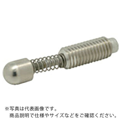 特長：バネ力を利用した突き出しピンを標準化しました。ワークの払出しの他、簡易的な衝撃吸収にもご利用いただけます。防錆に優れたSUS304を使用しています。仕様：スプリング突き出しピン材質／仕上：本体：SUS304ピン：SUS304スプリング...