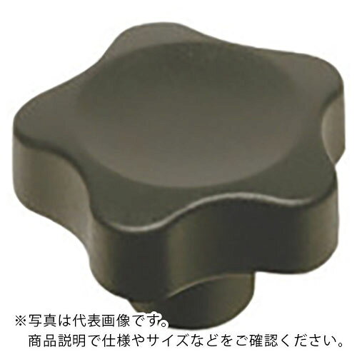 特長：汚れの目詰まりがないフラット形状です。頻繁に洗浄が必要とされる設備等に最適です。仕様：外径(mm)：40ノブ高さ(mm)：26ねじ径：M6×1.0ねじ深さ(mm)：12材質／仕上：ノブ：ポリアミド(ガラス繊維強化) つや消しブラックメ...