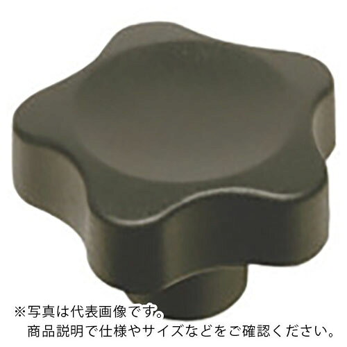特長：汚れの目詰まりがないフラット形状です。頻繁に洗浄が必要とされる設備等に最適です。仕様：外径(mm)：50ノブ高さ(mm)：31ねじ径：M10×1.5ねじ深さ(mm)：17材質／仕上：ノブ：ポリアミド(ガラス繊維強化) つや消しブラック...