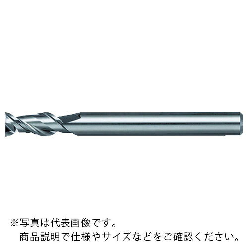 特長：アルミ加工専用に開発した高能率エンドミルです。2倍刃長で剛性が高く高能率であり、コストパフォーマンスに優れています。用途：金型及び部品の切削加工。被削材:アルミ合金、銅合金、樹脂。仕様：刃径(D)：1.2刃長(L)：2.4全長(L)：...