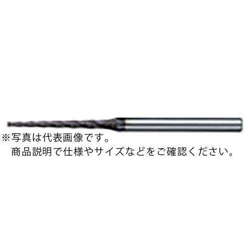 特長：独自の高剛性設計により、高精度・高能率な加工が可能です。用途：被削材：炭素鋼、合金鋼、プリハードン鋼。仕様：先端径(D)：0.6片角(θ)：1°30´刃長(L)：4全長(L)：40シャンク径(d)：3材質／仕上：超微粒子超硬合金　●代...