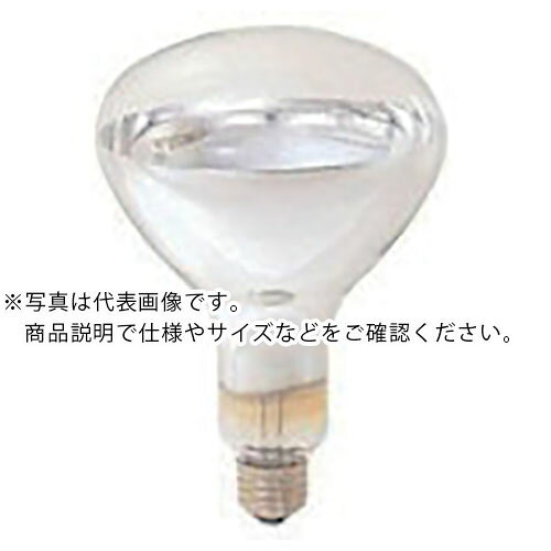 特長：高純度のアルミを内面に蒸着した反射形赤外線電球。小形で、耐熱性・耐衝撃性に優れています。IK形ホルダとの組合せで屋外使用可能。用途：工業・家畜飼育仕様：電圧(V)：220口金：E26定格寿命(h)：6000定格電圧(V)：220定格ラ...