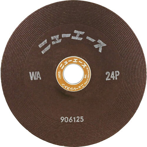 特長：研削用オフセットタイプの汎用品です。広い用途に優れた能力を有する高性能レジノイドオフセット型研削砥石です。用途：ステンレス鋼用。ビード取り、バリ取り。仕様：粒度(#)：24砥材：WA硬度：P外径(mm)：180厚さ(mm)：6穴径(m...