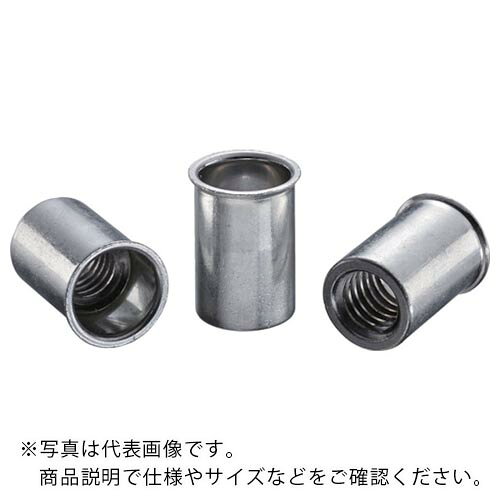 特長：エビナットはナットとリベットの機能を兼ね備えたブラインドファスナーです。タップ立ての難しい薄材やパイプ・溶接のできないプラスチック板にも片側から簡単に取り付けることができます。専用のエビ印ナッターを使用すれば、カシメ板厚に応じた適切な...