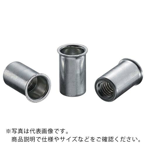 特長：エビナットはナットとリベットの機能を兼ね備えたブラインドファスナーです。タップ立ての難しい薄材やパイプ・溶接のできないプラスチック板にも片側から簡単に取り付けることができます。専用のエビ印ナッターを使用すれば、カシメ板厚に応じた適切な...