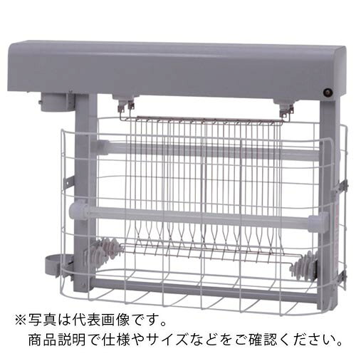 特長：屋外用電撃殺虫器壁面、ポール、コンクリート柱に設置します。200V仕様受注生産品用途：虫を電撃で殺虫します。ビル、工場の外壁、駐車場などのポールへ設置します。（別途取り付け金具の用意があります。）取り付け高さ3.5M以上仕様：2次電圧...