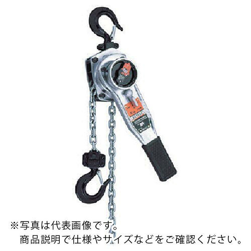 特長：独自の遊転機構により非常に使いやすく引っかかりもありません。用途：荷締、牽引、板金作業に仕様：定格荷重(t)：0.5標準揚程(m)：1.5メッキチェーン仕様メッキボディ仕様材質／仕上：スチール　●代表画像について 商品によっては、代表...