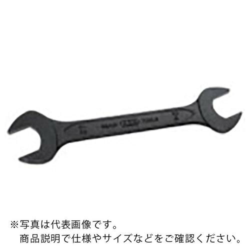 特長：JIS規格品です。1本で2サイズのボルトナットの締結作業ができます。スパナの利点である仮締め時の早回しが可能です。口の傾き角度が約15°付いており裏表を使用することで狭い場所での作業を可能とします。用途：六角ボルト・ナットの締結作業に...