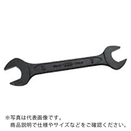 特長：JIS規格品です。1本で2サイズのボルトナットの締結作業ができます。スパナの利点である仮締め時の早回しが可能です。口の傾き角度が約15°付いており裏表を使用することで狭い場所での作業を可能とします。用途：六角ボルト・ナットの締結作業に...