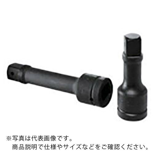 特長：深くて狭所の作業等、ハンドル操作がしにくい時、ソケットを延長させるために使用します。ソケット延長の中継ぎとして使用します。仕様：差込角(mm)：19.0全長(mm)：200JIS表示認定工場製材質／仕上：材質:SCM435表面処:カチ...