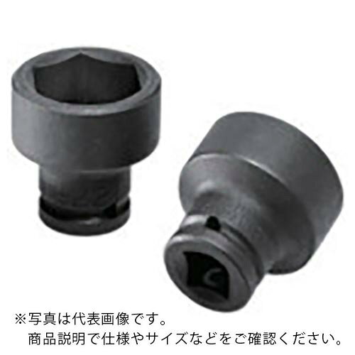特長：ピン.Oリングで固定しますのでソケットの脱着を防ぎます。用途：六角ボルト・ナットの締結作業。仕様：対辺寸法(mm)：21差込角(mm)：9.5全長(mm)：32JIS表示認定工場製材質／仕上：材質:SCM435表面処理:カチオン電着塗...