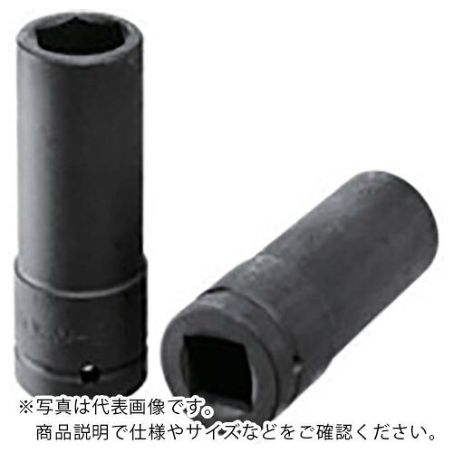 特長：ピン.Oリングで固定しますのでソケットの脱着を防ぎます。狭い箇所にも使用しやすいロングタイプです。用途：六角ボルト・ナットの締結作業。仕様：差込角(mm)：19.0対辺寸法(mm)：46全長(mm)：100JIS表示認定工場製材質／仕...