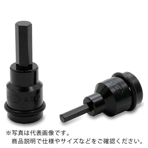 特長：ピン.Oリングで固定しますのでソケットの脱着を防ぎます。用途：六角穴付きボルト・六角穴付き止めネジの締結作業。仕様：差込角(mm)：12.7対辺寸法(mm)：9全長(mm)：68有効長(mm)：27JIS表示認定工場製材質／仕上：材質...