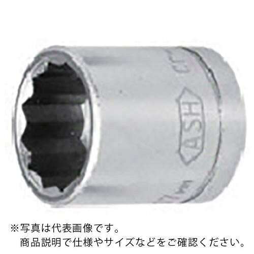 特長：12角のソケット形状になっており6角の形状よりボルト及びナットに対して容易に差込む事が出来ます。用途：六角ボルト・ナットの締結作業。仕様：対辺寸法(mm)：16差込角(mm)：9.5全長(mm)：26JIS表示認定工場製材質／仕上：材...