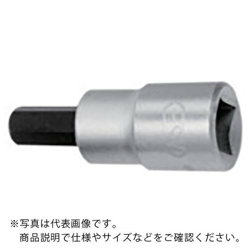 特長：スタンダードのヘキサゴンソケットになります。用途：六角穴付きボルト・六角穴付き止めネジの締結作業。仕様：差込角(mm)：9.5対辺寸法(mm)：4全長(mm)：48有効長(mm)：22JIS表示認定工場製材質／仕上：材質:クロムバナジ...