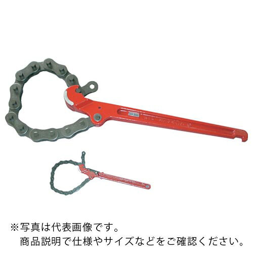 特長：超・強力チェン式本体は特殊熱処理をほどこした鍛造品です。用途：大口径のロッド切り作業に最適仕様：くわえられる管呼び寸法：500Aくわえられる管外径(mm)：500全長(mm)：750最大くわえ能力(mm)：φ500チェン長さ(mm)：...