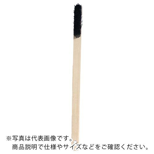 特長：毛腰の強い豚毛のブラシです。用途：接着剤の塗布や汚れ落とし等に。仕様：毛材：豚毛行数(行)：4植付(mm)：60毛丈(mm)：16全長(mm)：295幅(mm)：165ブラシ幅(mm)：10機械植竹ブラシ4行材質／仕上：毛材：豚毛柄：...