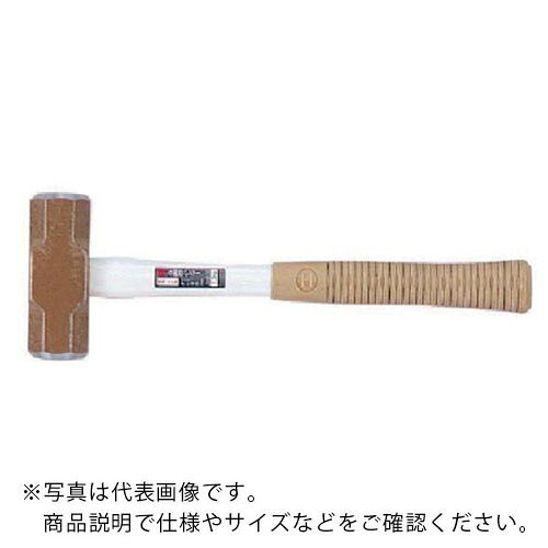 特長：グラスファイバー柄を使用しているため、過酷な使用条件でも柄が折れにくく安全です。用途：建築・土木作業全般。仕様：呼称(ポンド)：4頭径(mm)：47頭長(mm)：130全長(mm)：450呼称：4ポンド頭部長さ(mm)：130材質／仕...