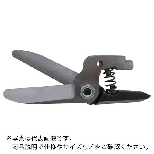 特長：エアーハサミ用の替刃です。刃の先端を丸く加工しています。用途：鉄板・帯鉄・樹脂板等の切断に。仕様：適合本体機種：AS100・AM10適合本体：AS100・AM10先端刃開き(mm)：12.5有効刃長(mm)：34材質／仕上：特殊工具鋼...