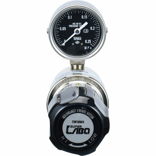 特長：メタルダイヤフラムを採用し、高純度ガスの供給に最適です。用途：分析、供給における高純度ガス供給（本体真鍮製、一次側低圧用）用に。仕様：型式：LABL-08XX出入口接続：Rc1/4流体：標準ガス、ゼロガス、高純度ガス1次側使用圧力(M...