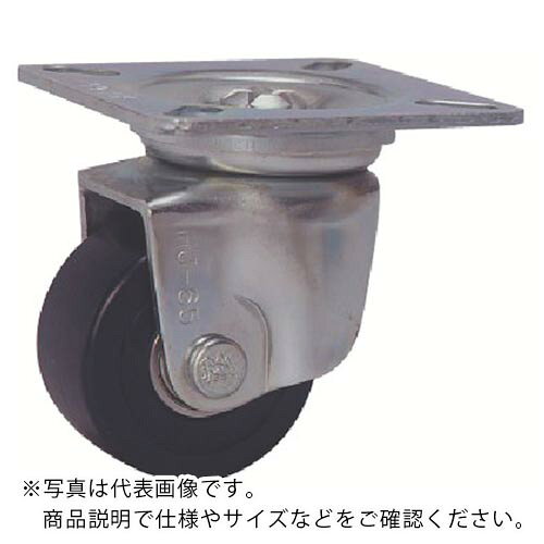特長：自在旋回部は表面硬化焼入処理のため、長期間の固定でも走行はスムーズにできます。車輪に密封型ラジアルボールベアリング使用により、グリースの追加注入がなくても静音で滑らかに回転します。自在旋回部は滑らかな動きの二層ベアリングを採用していま...