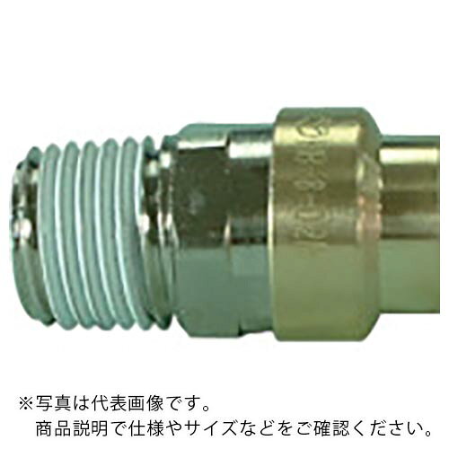 特長：溶接治具用のスパッタ対策継手です。本体はしんちゅう製になっており、強靭です。金属製スパッタキャップを標準装備しリリースリングやスパッタチューブ（2層型）の内管に降りかかるスパッタを完全にシャットアウトします。用途：溶接環境エア配管用仕...