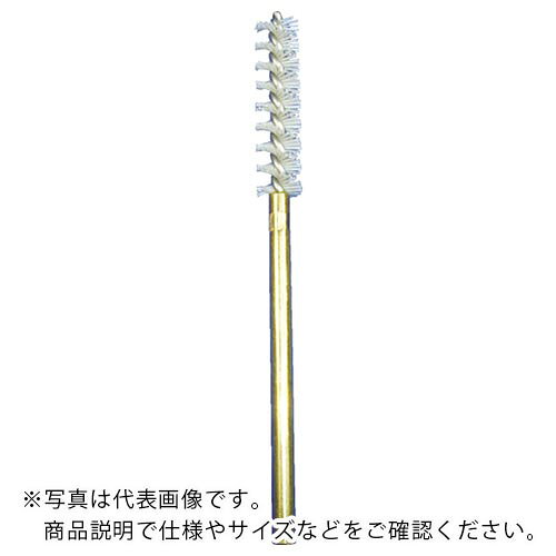 特長：小径穴の微細なバリや異物の除去、内面の仕上に最適です。マシニングセンタ、ボール盤、ハンドツールとしても使用できます。用途：クロスホール、溝アンダーカットホールのバリ取り、仕上げ。仕様：線径(mm)：0.3全長(mm)：70外径(mm)...